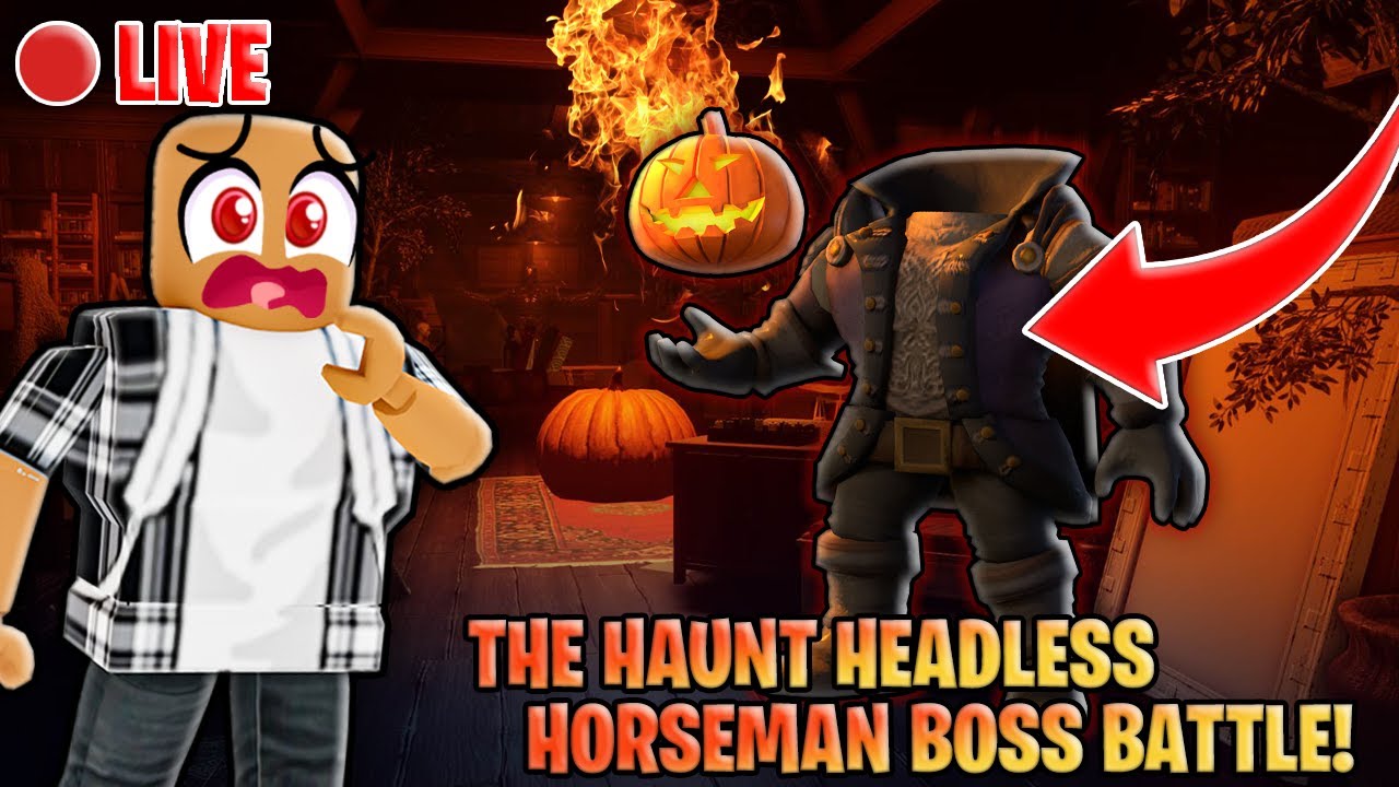 DEFEATING THE HEADLESS HORSEMAN IN THE HAUNT!!!🔴LIVE! - YouTube