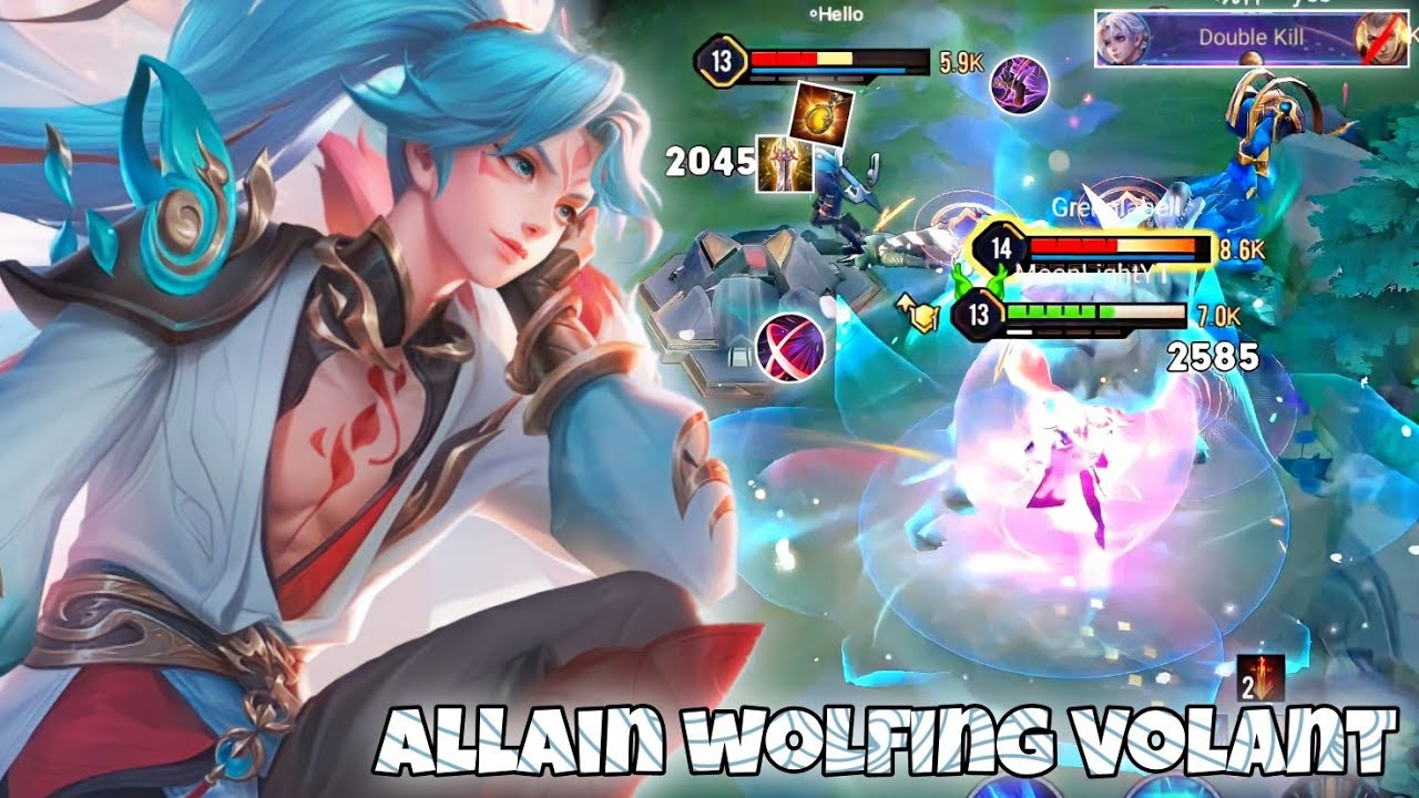 Allain New Skin "Wolfing Volant" Slayer Lane Pro Gameplay | Arena of Valor Liên Quân mobile CoT ...