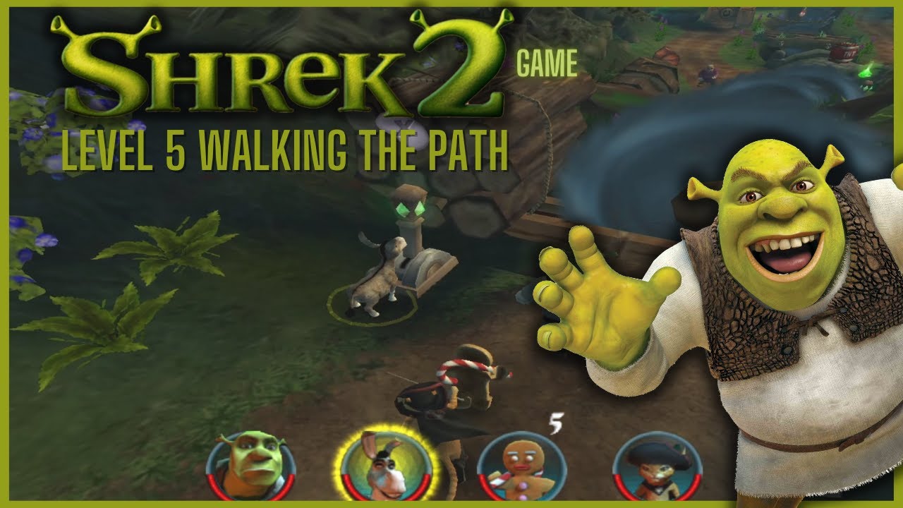 Shrek 2 Game - Walkthrough Level 5 Walking The Path HD - YouTube