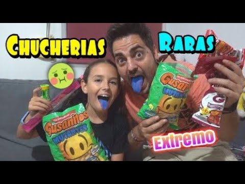 Probando chucheriAS RARAS!! zarola - YouTube