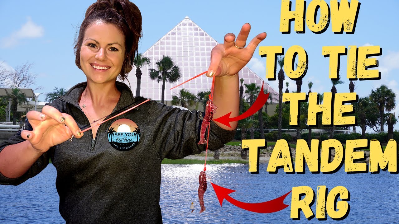 Tandem Rig - HOW TO TIE video {amazingly easy flounder rig} - YouTube