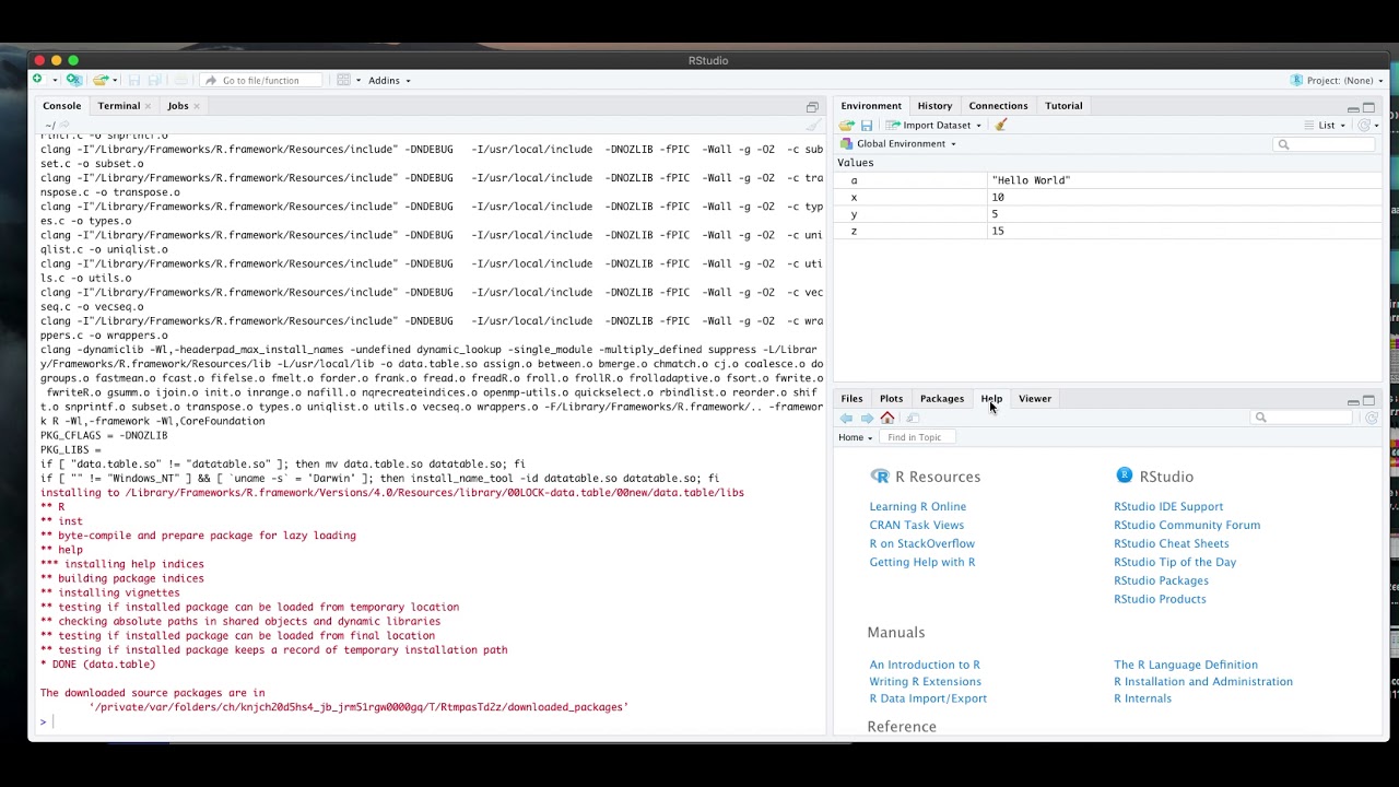 1. R Studio GUI Introduction - YouTube
