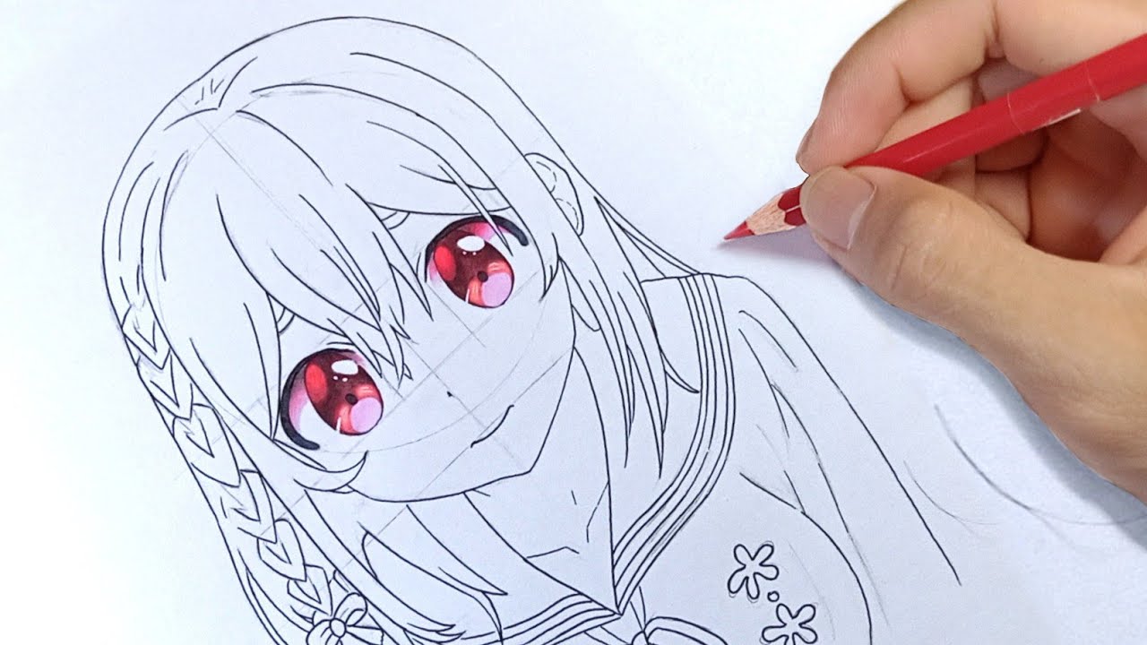 how to draw Sumi Sakurasawa - [ kanojo Okarishimasu / Rent a Girlfriend ...