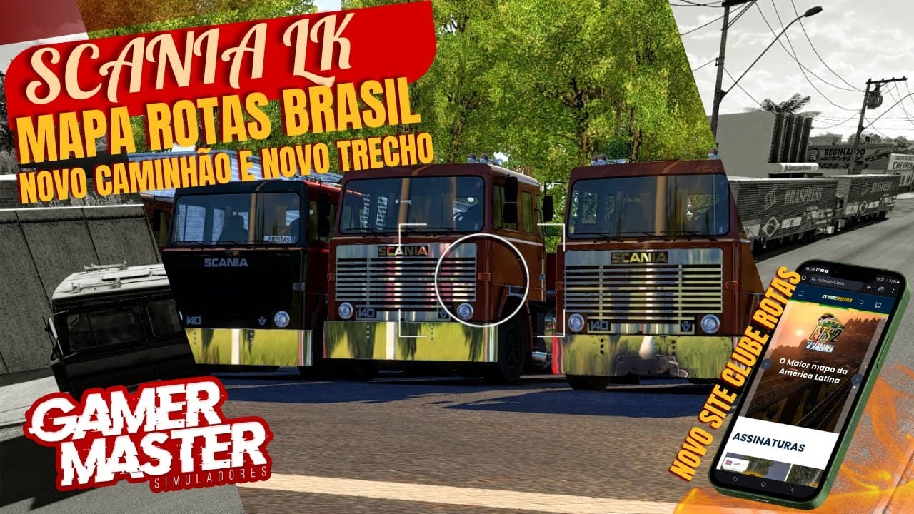 Rotas Brasil Multiplayer I Scania LK + Trechos novos do @CLRotas - YouTube