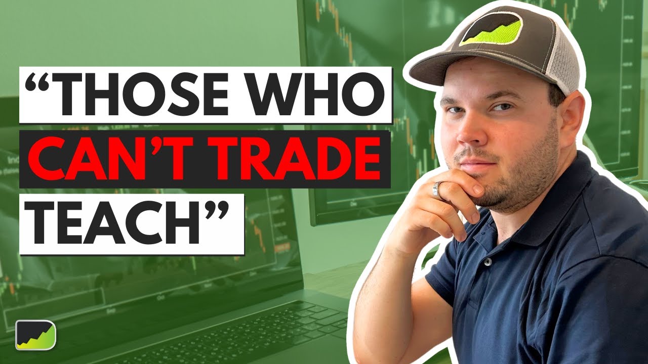 “Trading is hard, teaching is easy” - YouTube