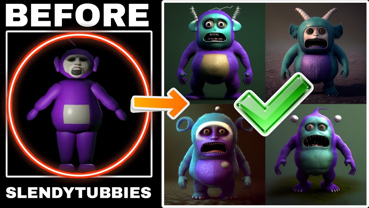 SLENDYTUBBIES VS Ai - UPDATE 5 - V.20 #slendytubbies # ...