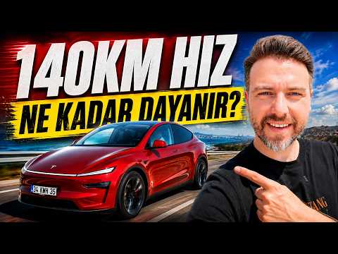 550 KM Yol, 140 KM Hız! Tesla Model Y Performance Otoyolda Kaç KM Gider?