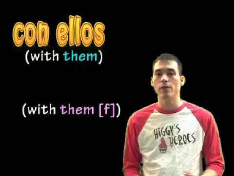 How to use "Con" (with) in Spanish! - YouTube