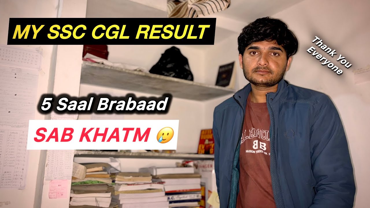 My SSC CGL RESULT / Life Decision #ssc #cgl - YouTube
