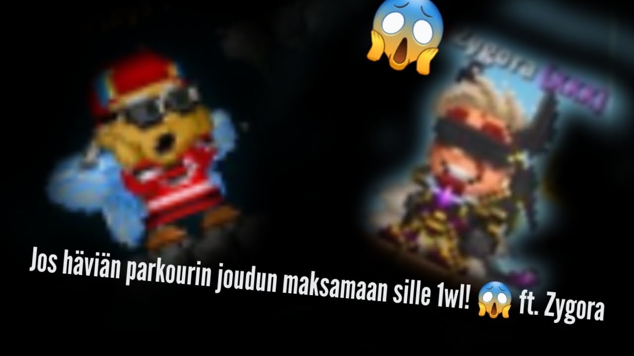Jos häviän parkourin joudun maksamaan sille 1wl! 😱 ft. Zygora - YouTube