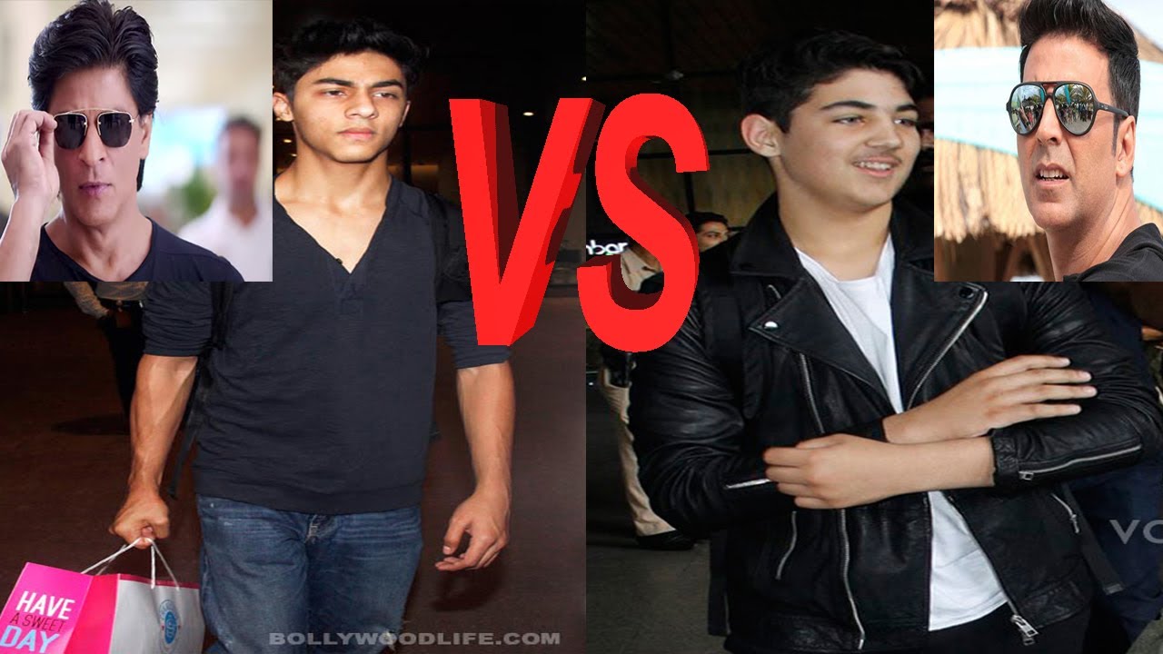 Who is more Fashion able || Akshay Kumar son Aarav Kumar and Shahrukh ...