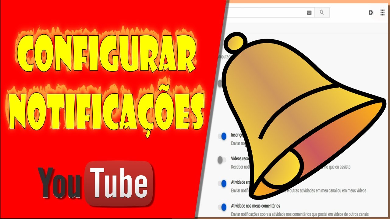 Como Configurar as NOTIFICAÇÕES no YouTube - YouTube