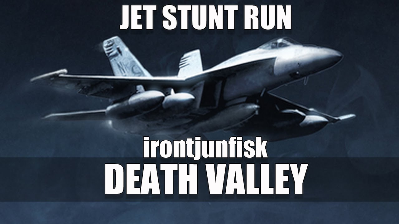 Battlefield 3 - Jet Stunt Run (Death Valley) - YouTube