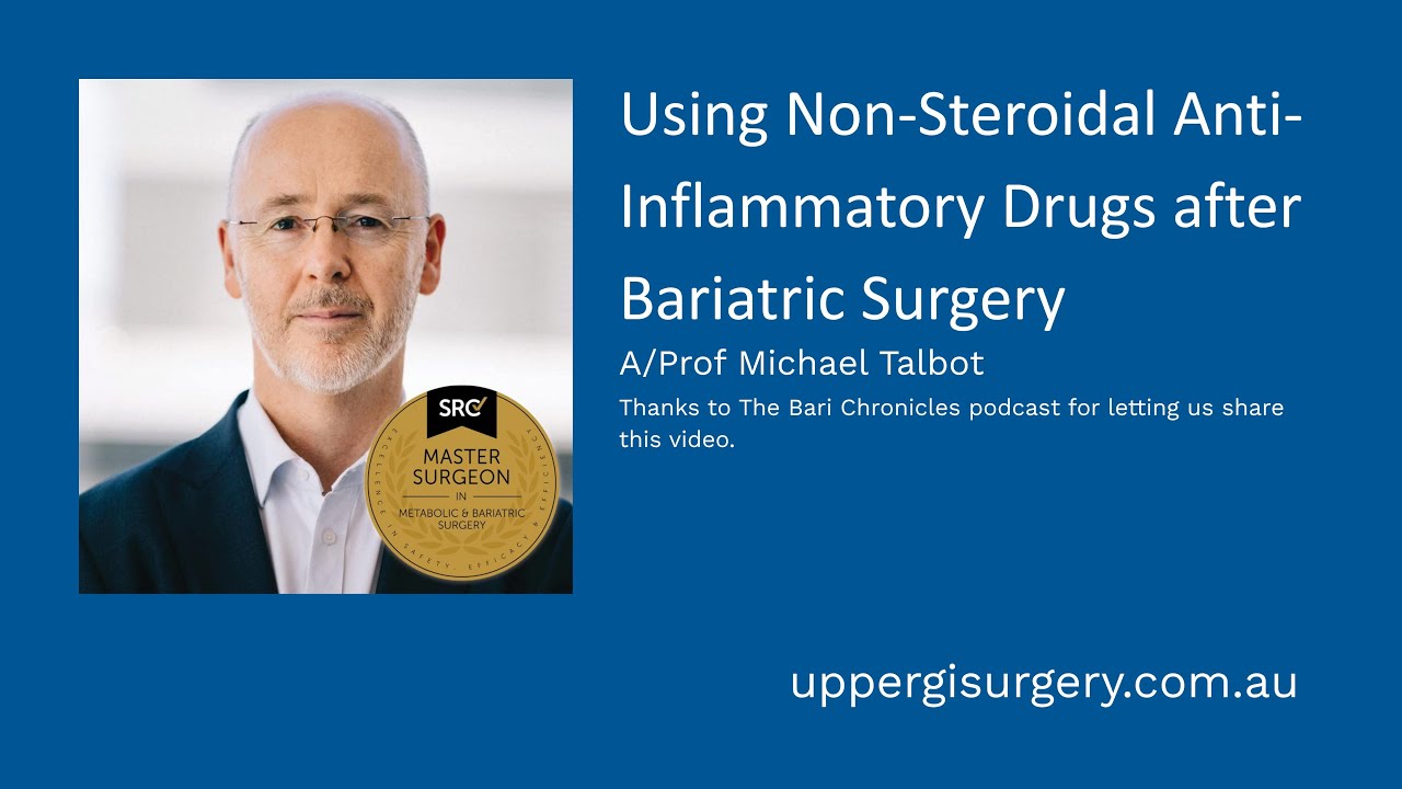 Using Non-Steroidal Anti-Inflammatory Drugs after Bariatric Surgery | A ...