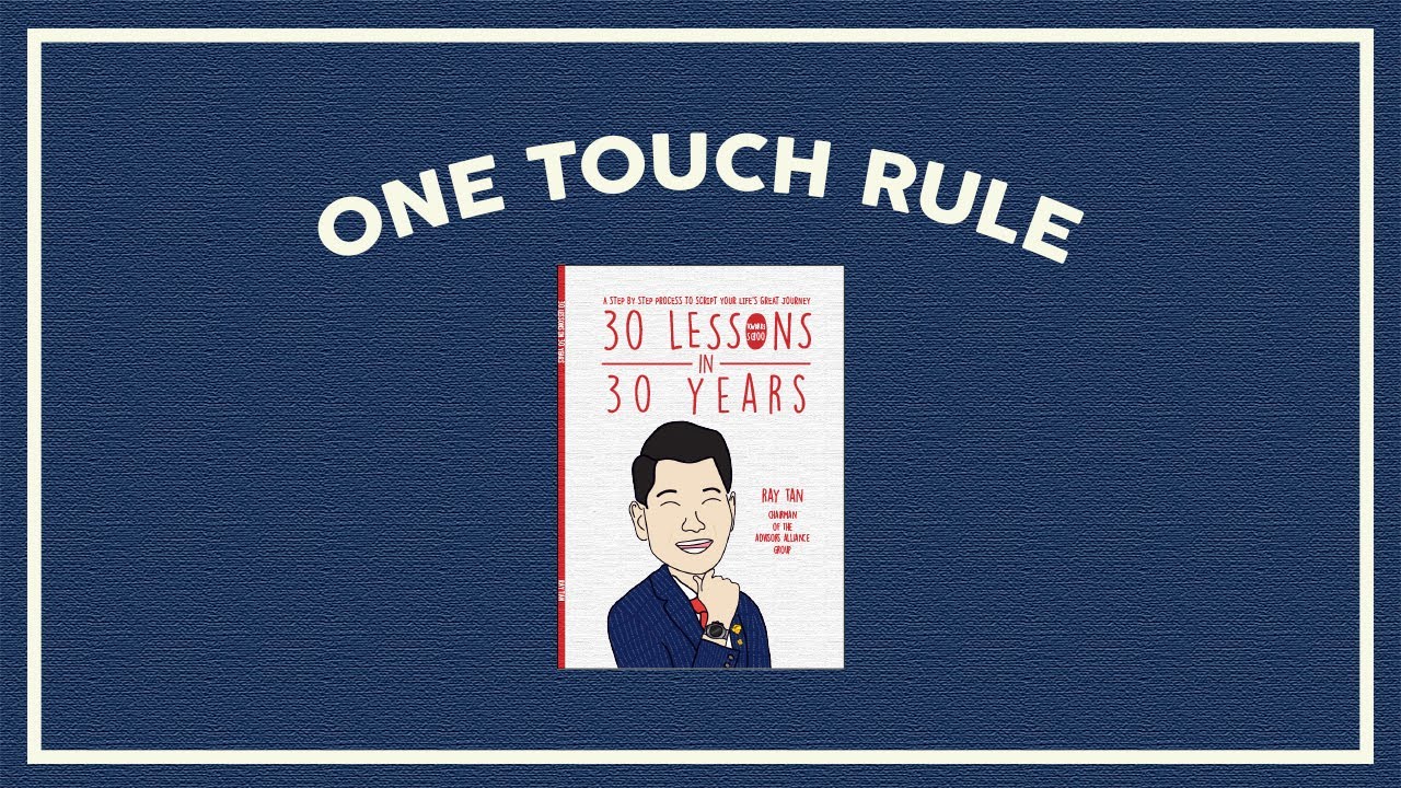 Lesson 21: One Touch Rule | 30 Lessons in 30 Years - YouTube