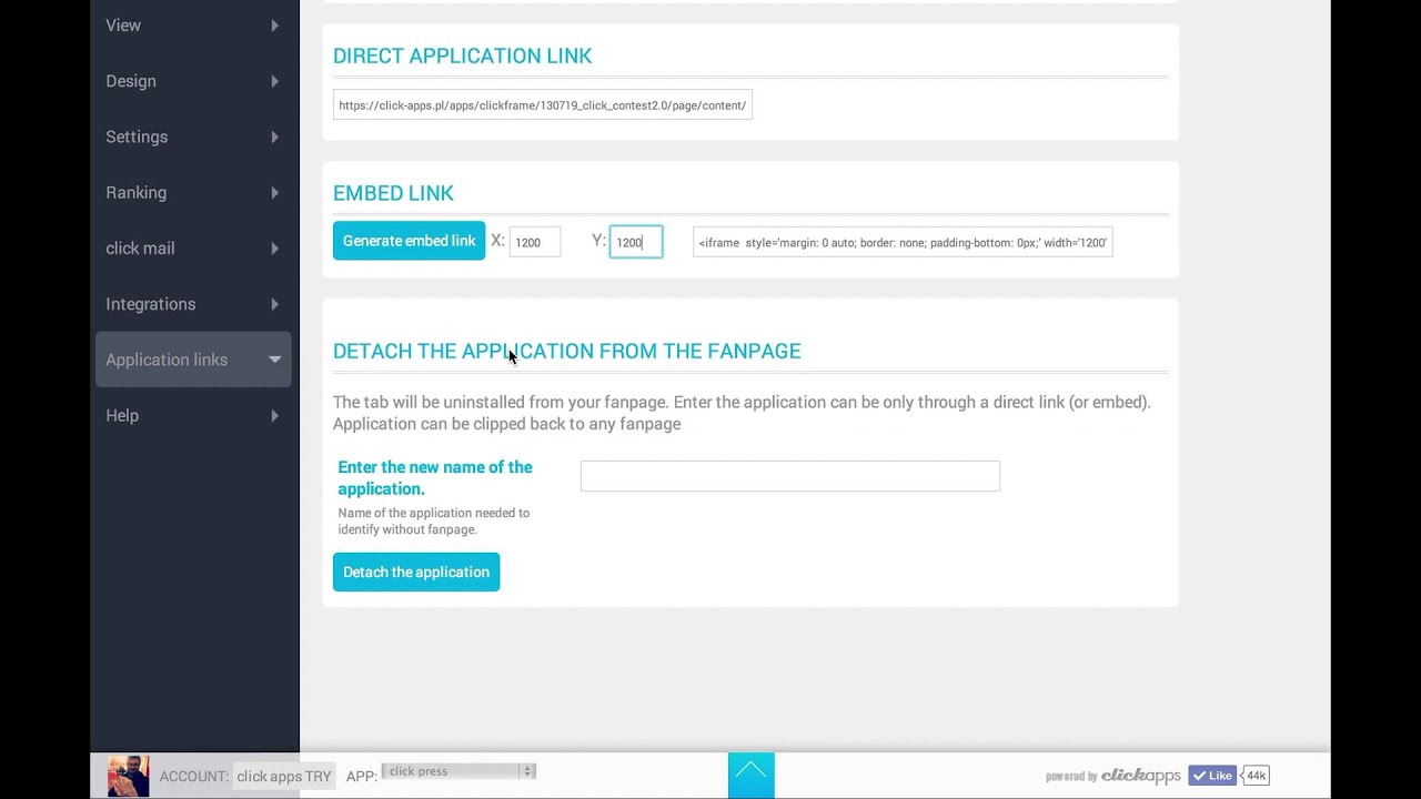 Redirect - How to prepare a link for Facebook competition app which ...