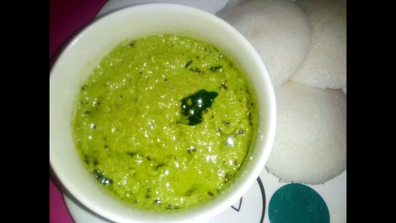 malli ila chutney (Coriander leaves chutney)- മല്ലി ഇല ചട്ടിനി -மல்லி ...