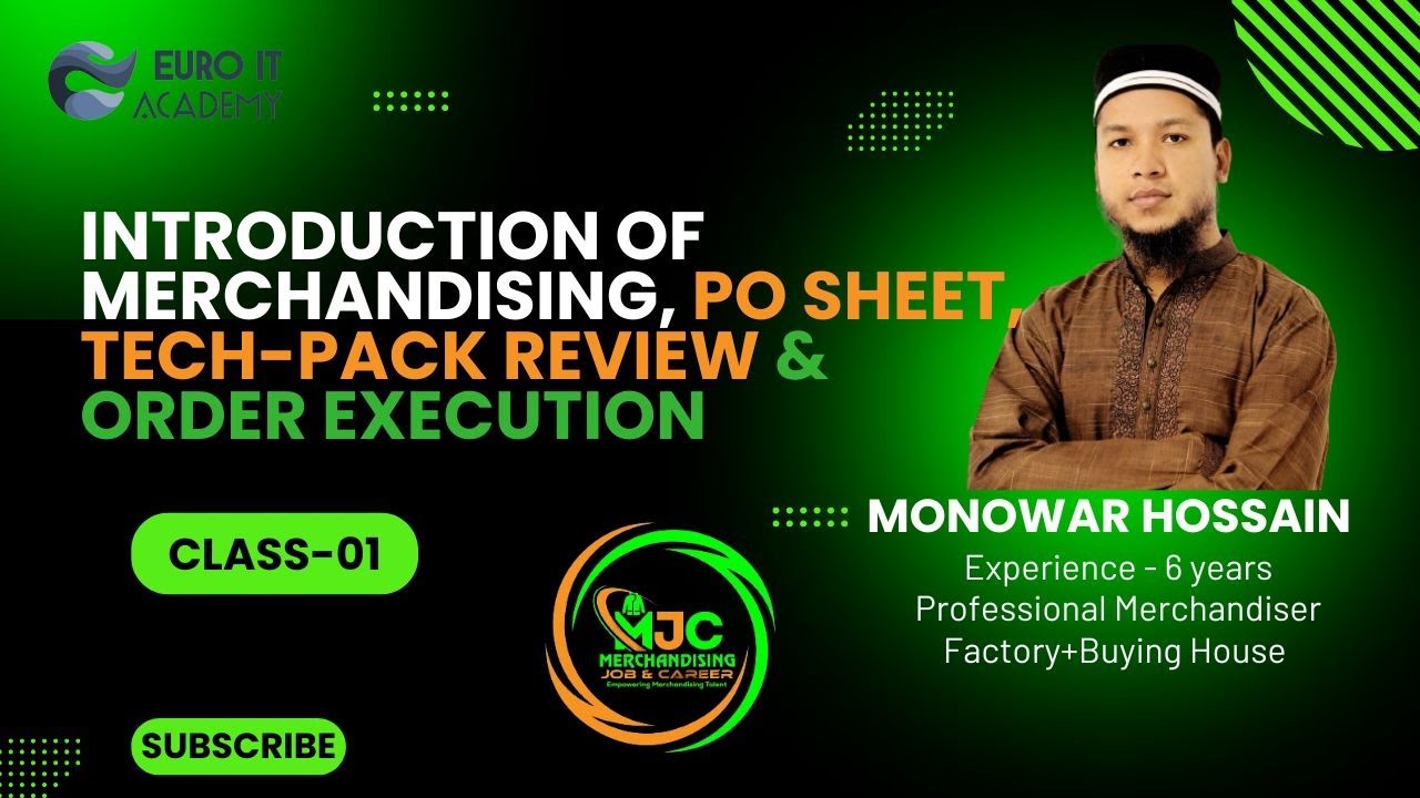 Class-01: PO Sheet, Tech-Pack Review, & Order Execution Explained - YouTube