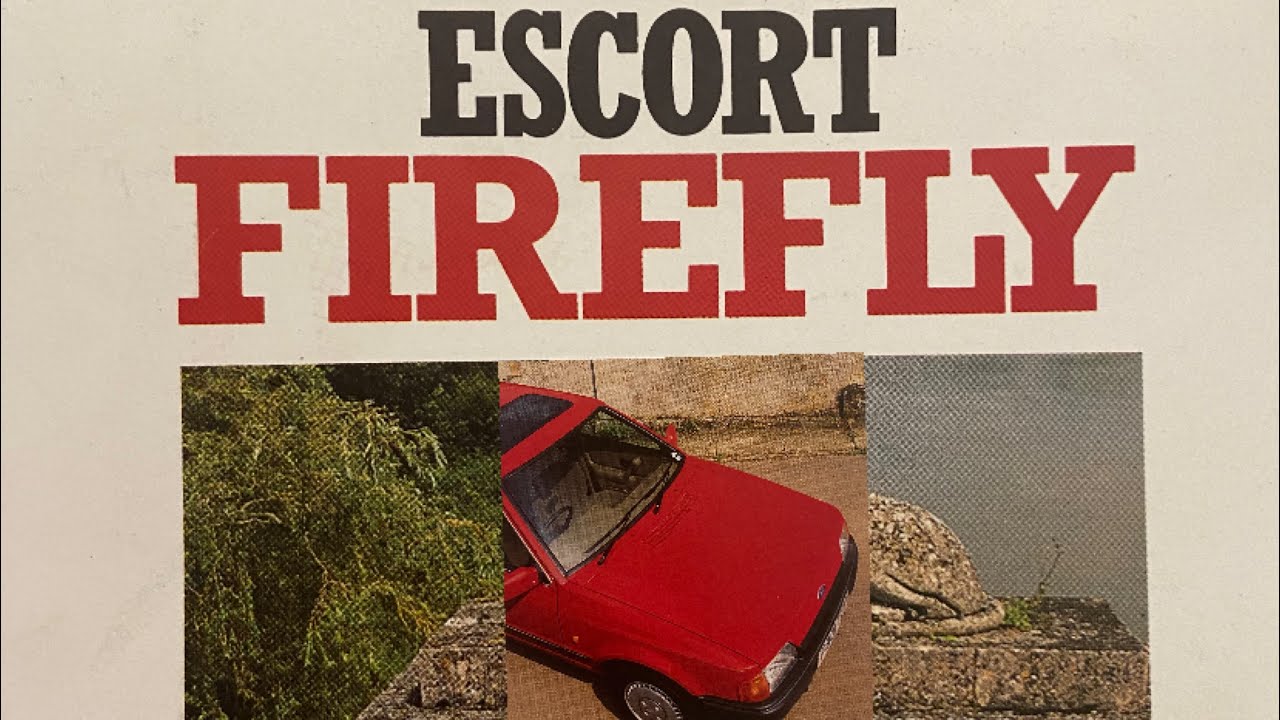 Ford Escort Firefly Special Edition - 1988 brochure review - YouTube