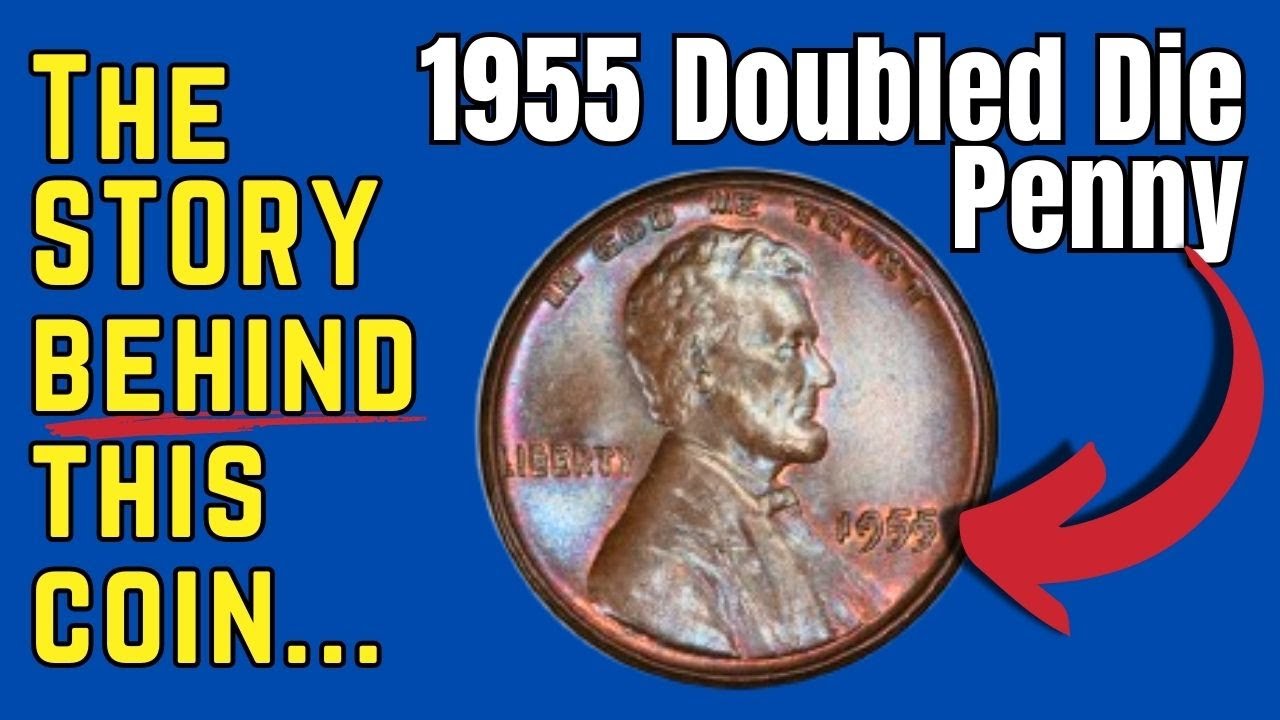 The Crazy Story Behind The 1955 Double Die PENNY! ($1,500+ value) - YouTube