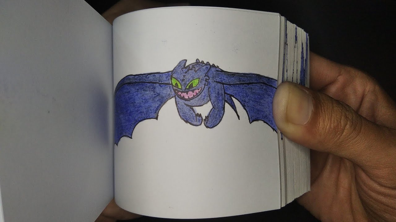 Toothless Flying Flipbook | How to Train Your Dragon | FLIPAPER - YouTube