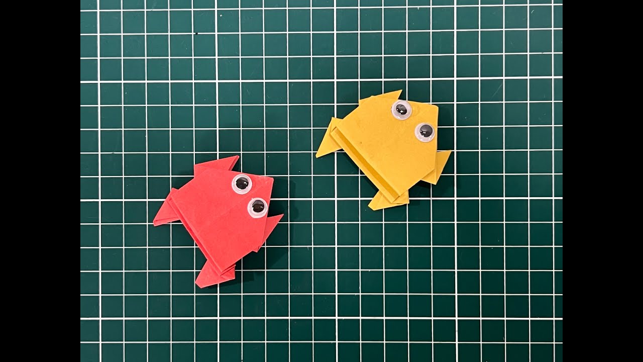 Jumping Paper Frog Origami Tutorial 🐸 | DIY Toy That Really Hops! - YouTube