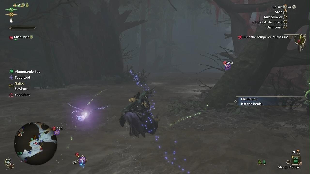 Tempered Mizu Hunt (MH: Wilds) - YouTube