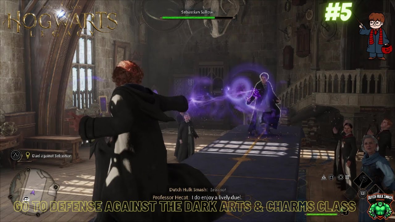 Hogwarts Legacy: Go to Defense Against the Dark Arts & Charms Class ...