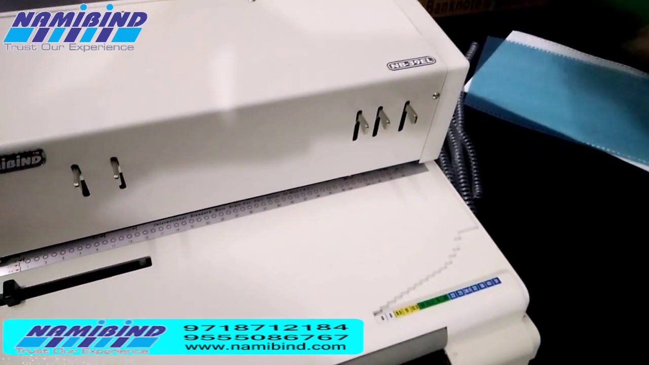 Automatic Spiral Binding Machine - YouTube