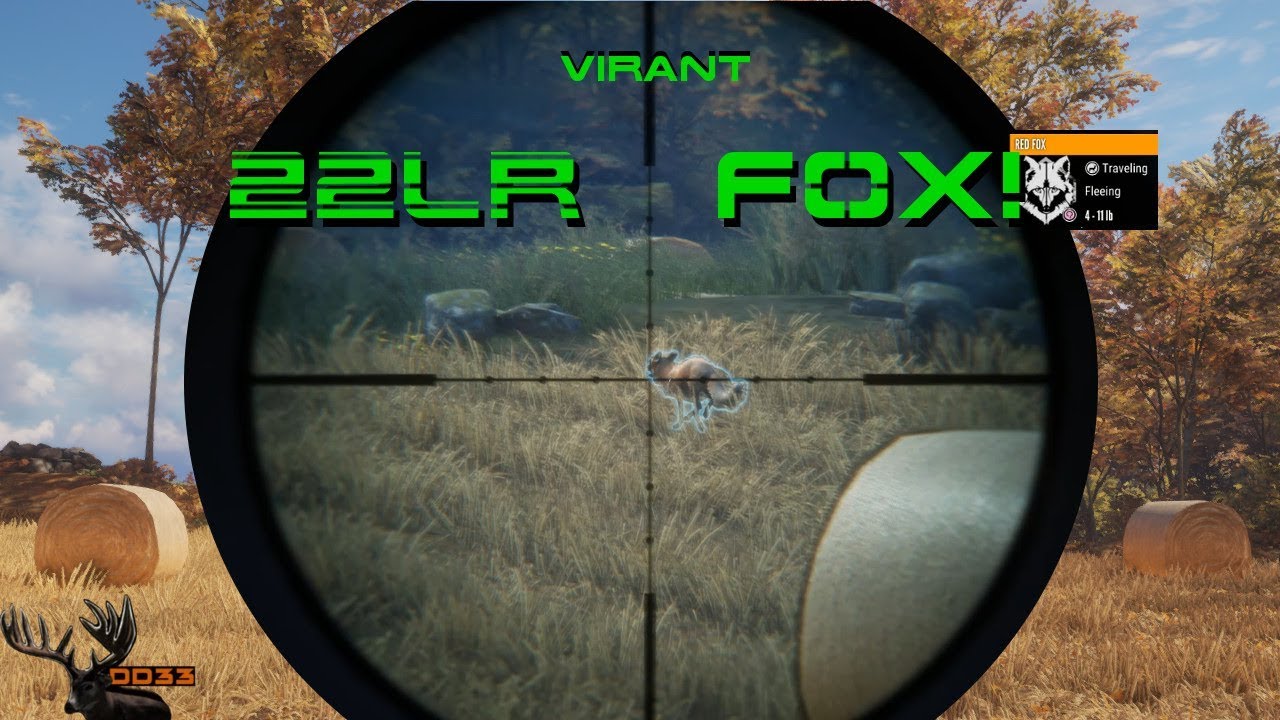 Hunting FOX with The 22 LR VIRANT!! Call of the Wild THEHUNTER 2018 ...