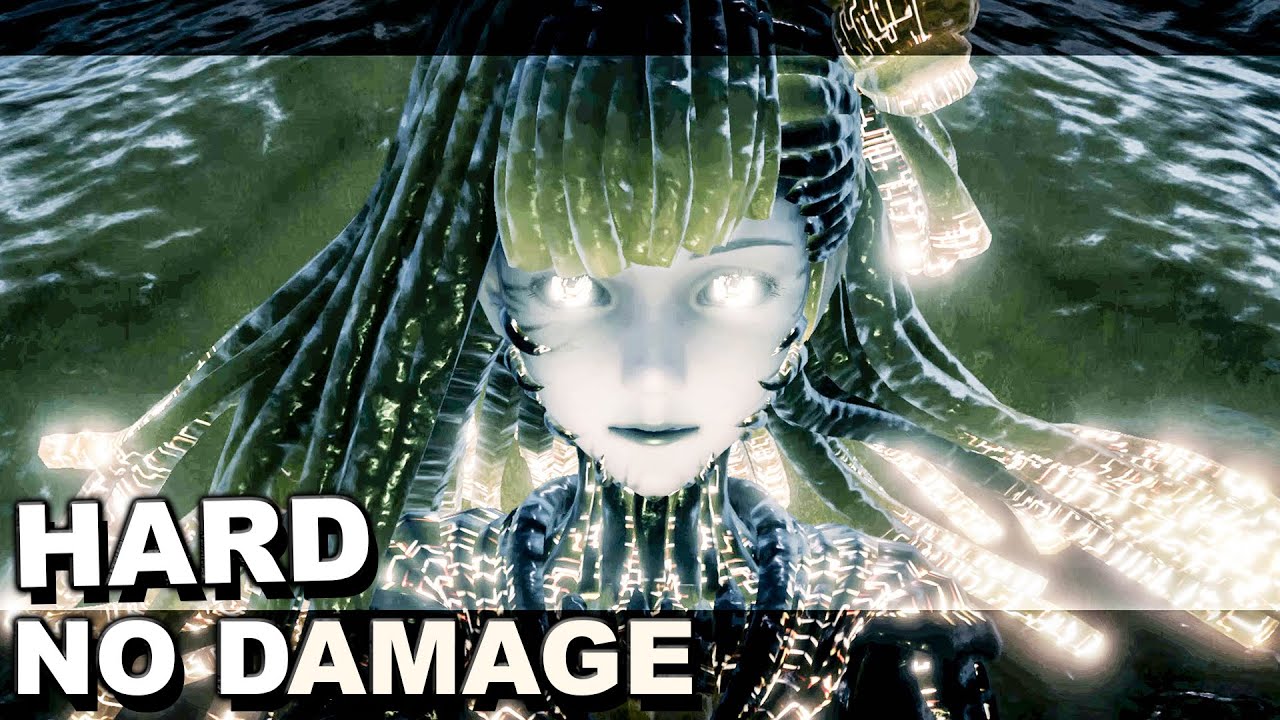 NieR Replicant Ver.1.22 - Vs Mermaid Louise Boss Fight 4K (Hard / No ...