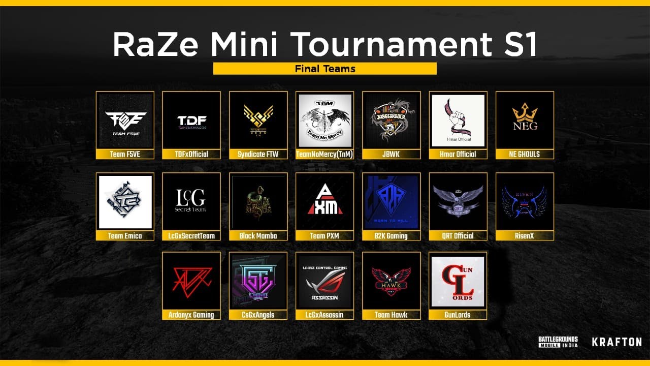 RAZE MINI TOURNAMENT S1 GAME 2 - YouTube