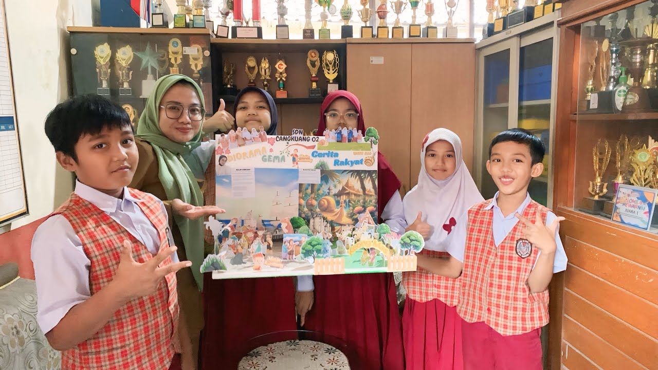 KI DIORAMA DUNIA BACA 2025_SDN CANGKUANG 02 - YouTube