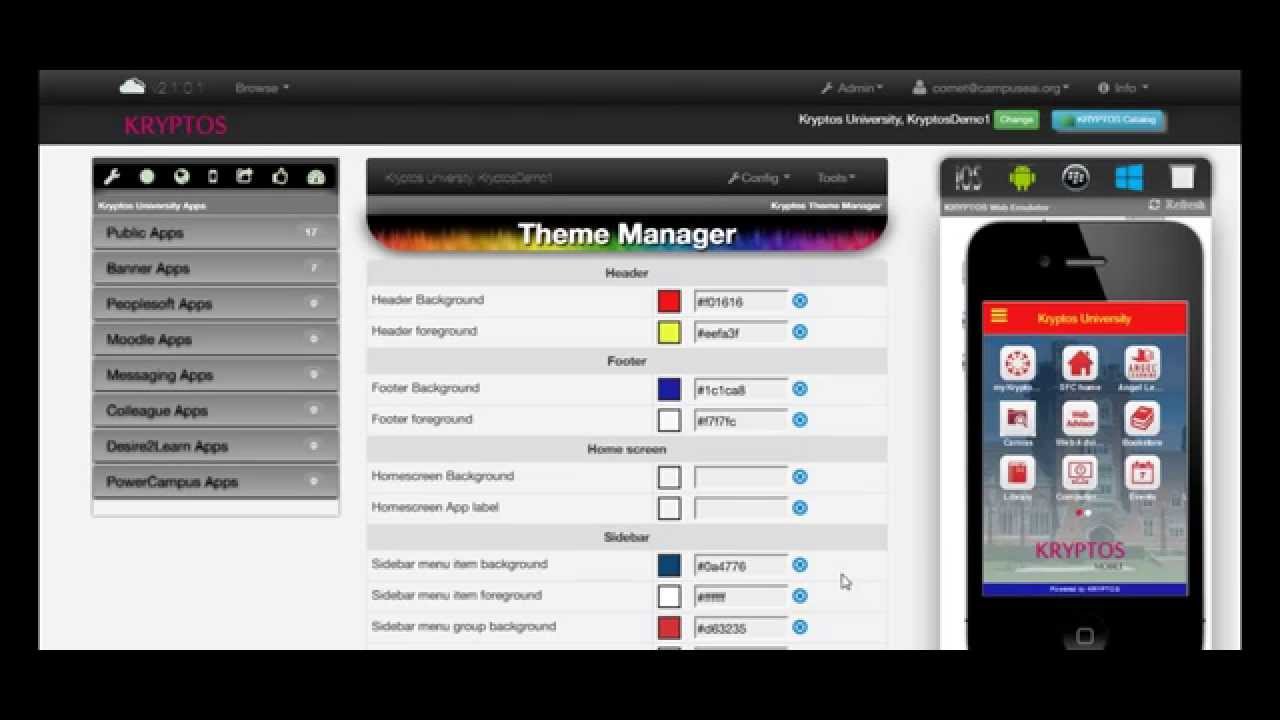 Kryptos Mobile App Development Platform - YouTube