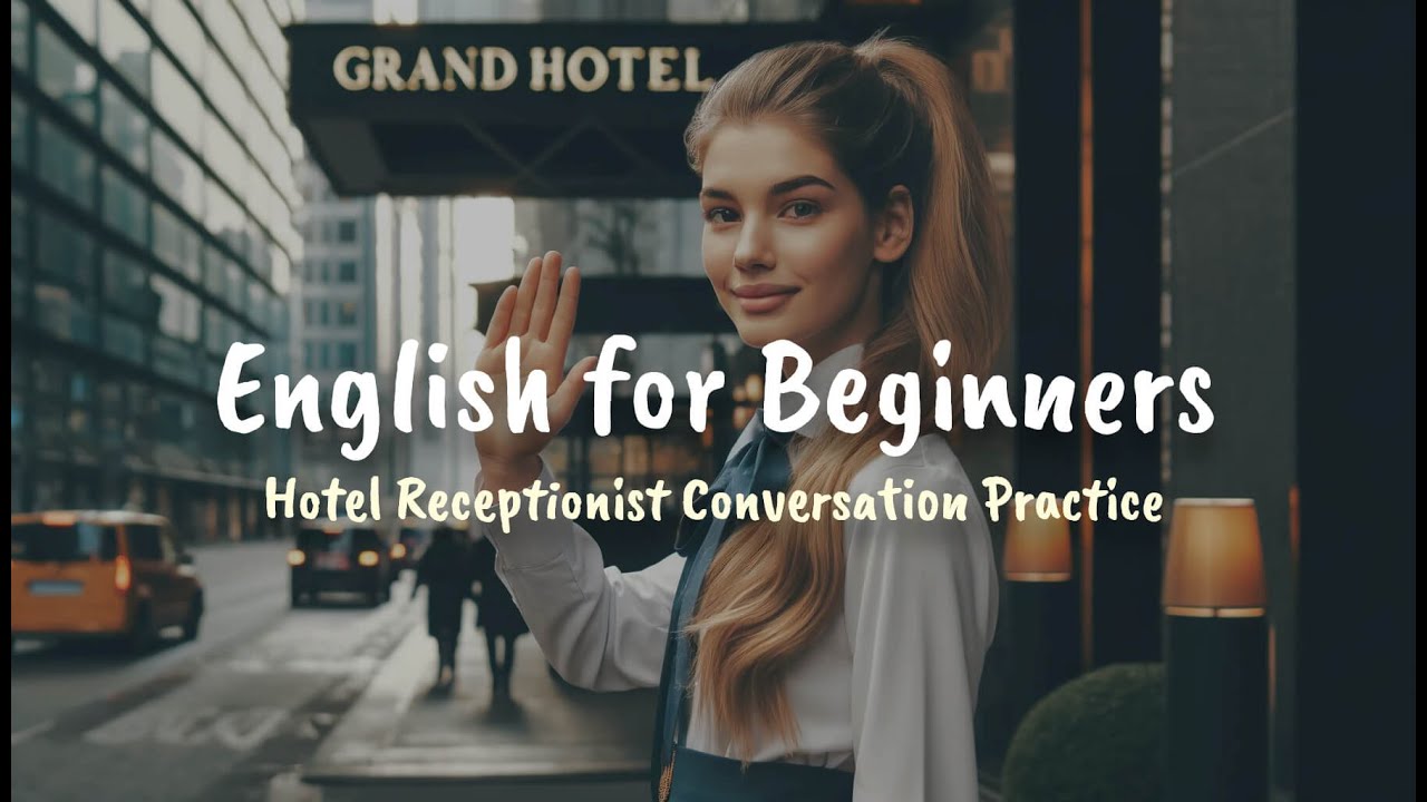 At the Hotel: Easy English Learning for Speaking and Listening Skills - YouTube