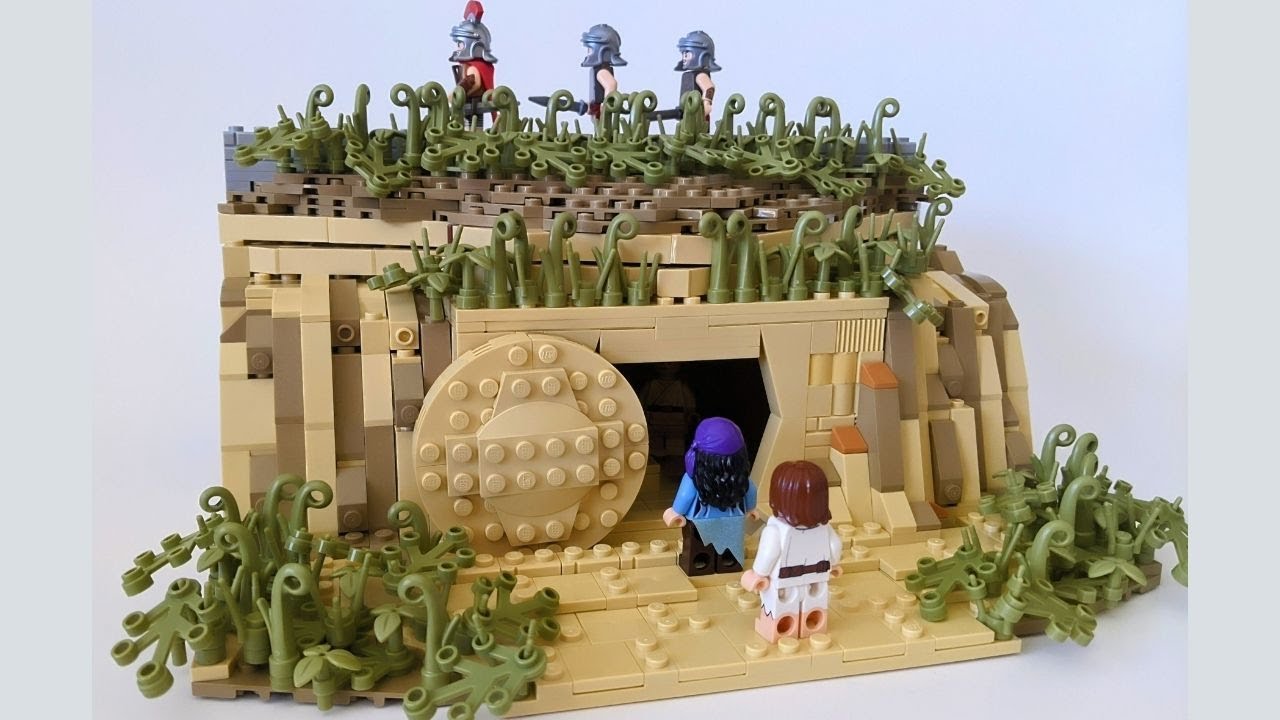 The Empty Tomb: Lego Jesus Resurrection MOC - YouTube