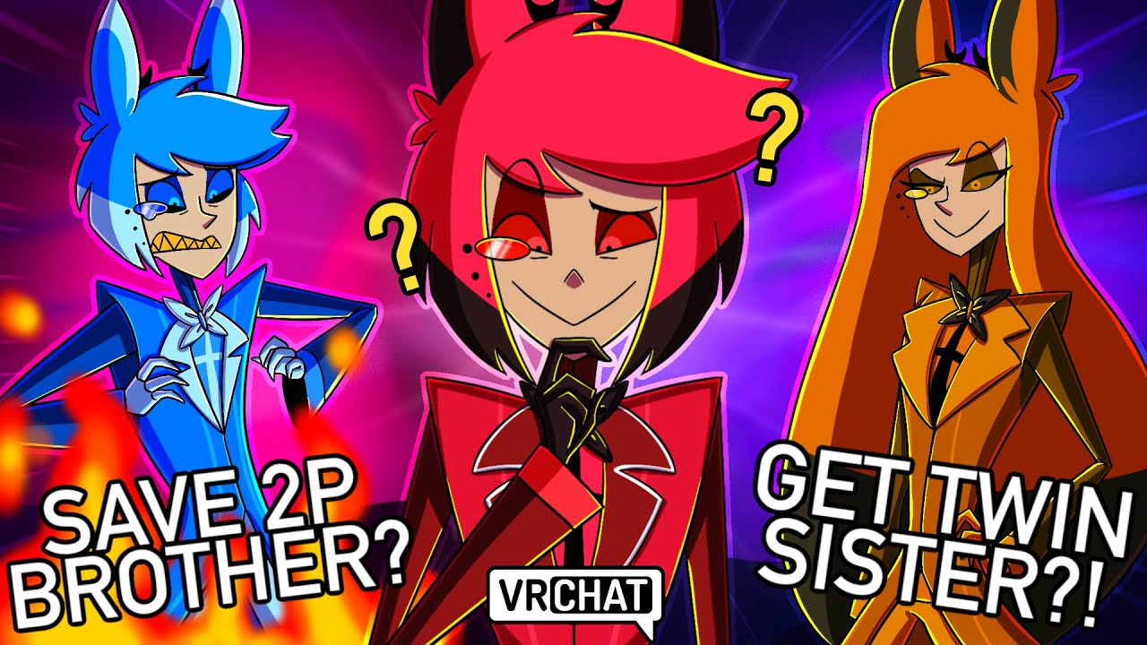 RISKY Would You Rather with CANCELLED 2P Hazbin Hotel Characters - YouTube