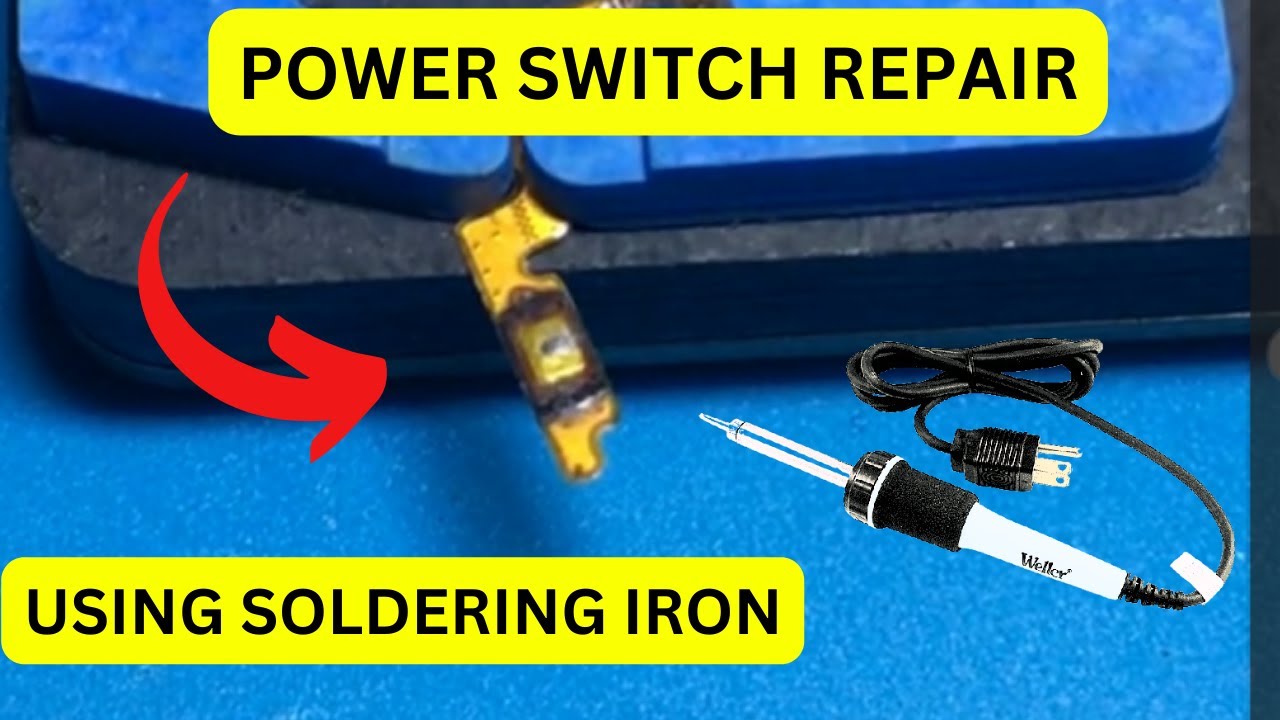 cellphone power button flex cable repair #powerbutton - YouTube
