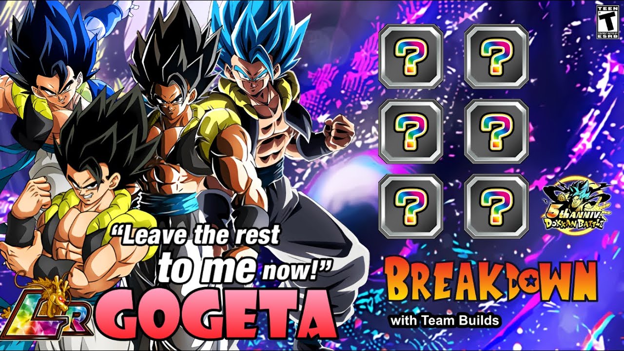 LR STR Gogeta Blue Breakdown w. Team Builds (GLB 5 Year Anniversary ...