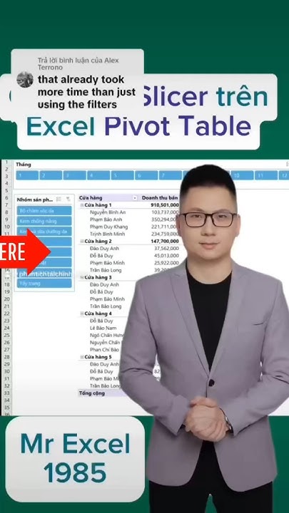 Slicer Trên Excel Pivottable Excelpivot Exceltips Powerpivot Taichinhkinhdoanh Youtube
