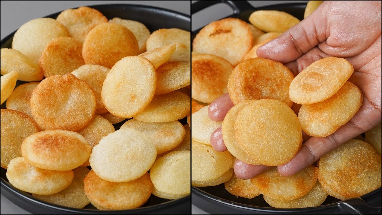 1/2 Cup Suji Fried Snacks Recipe | Semolina Snacks Recipe | Crispy Suji ...