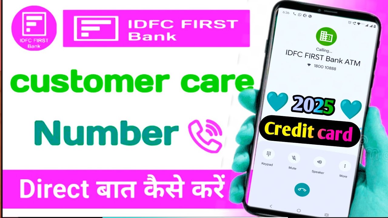 IDFC First Bank Credit Card Customer Care Number | idfc customer care ...