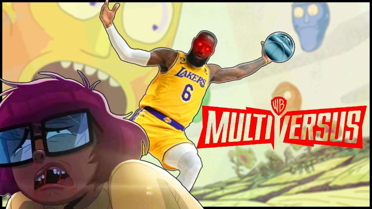 Lebron James dunks on everyone in (Multiversus) - YouTube