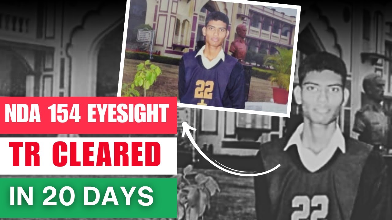 NDA 154 Eyesight TR Cleared in 20 days | Preksha Eye Yoga | Eye ...
