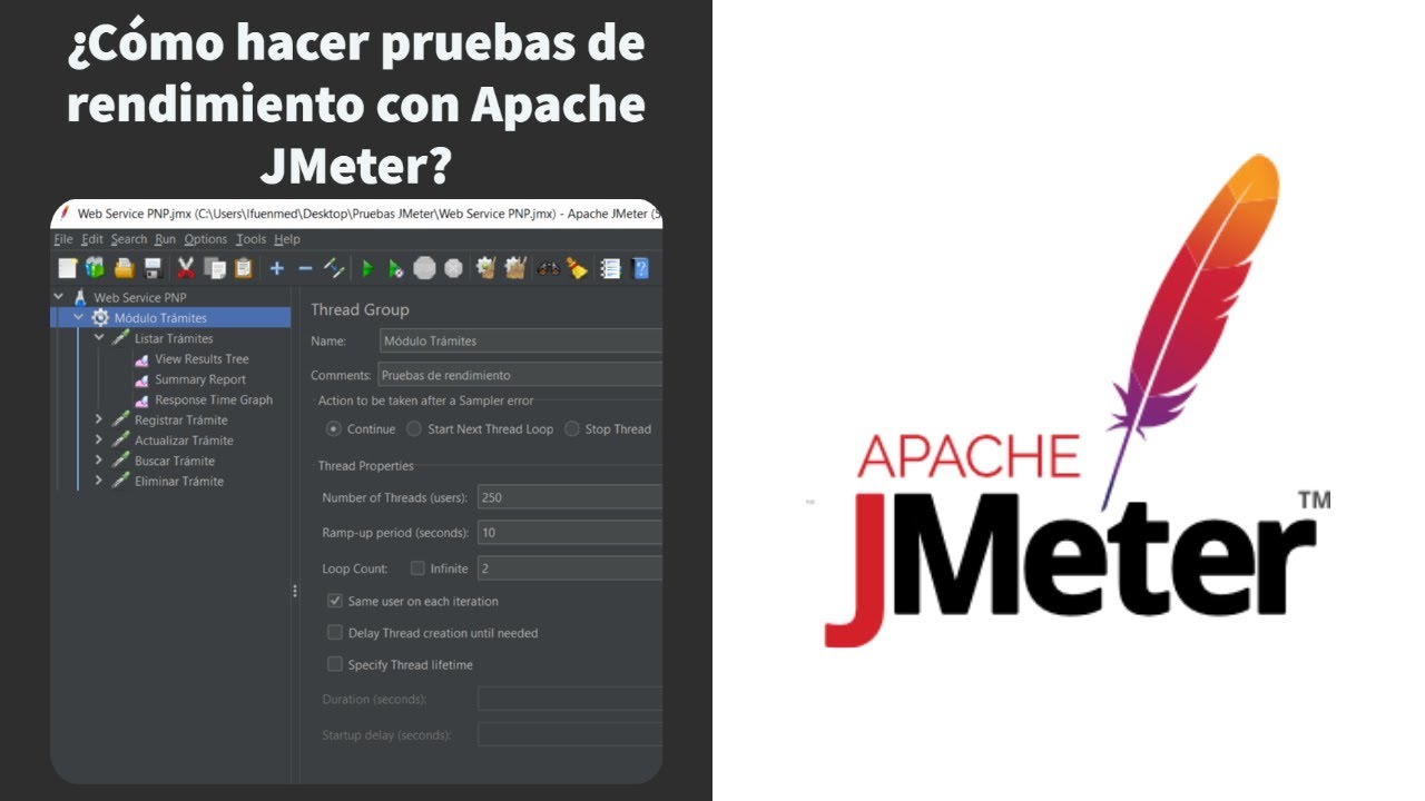 ¿cómo Hacer Pruebas De Rendimiento Con Apache Jmeter Youtube