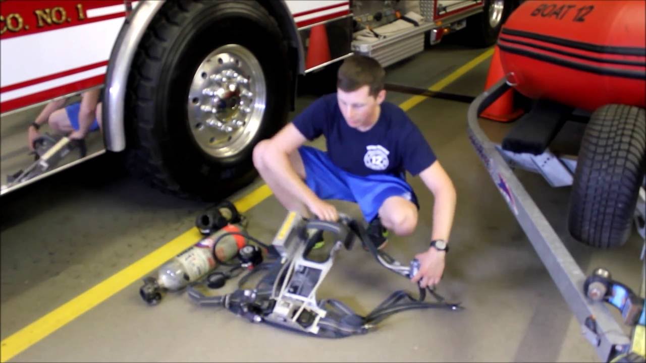 Scott SCBA Inspection - YouTube