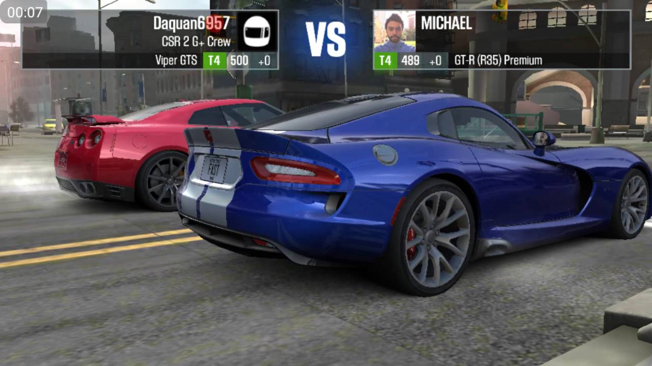 CSR Racing 2: Viper GTS Vs. Red GT-R (R35) Premium - YouTube