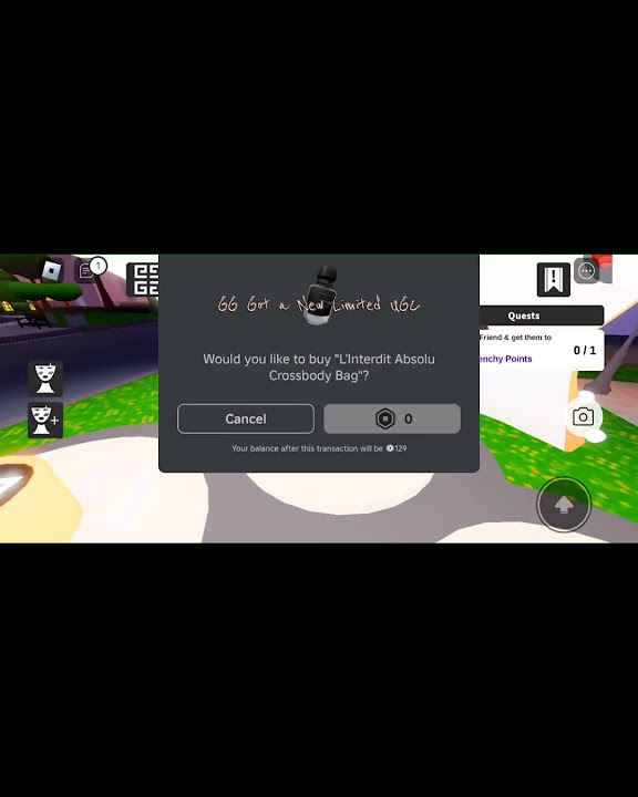 [FREE LIMITED] Sniping Another UGC Item in Gevenchy #roblox #shorts # ...