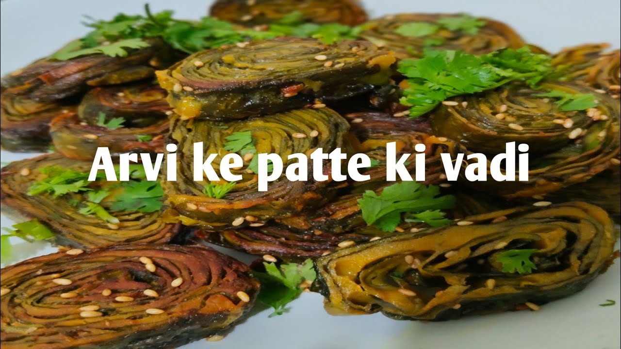 Ek dam market style arvi ke patte ki vadi - YouTube