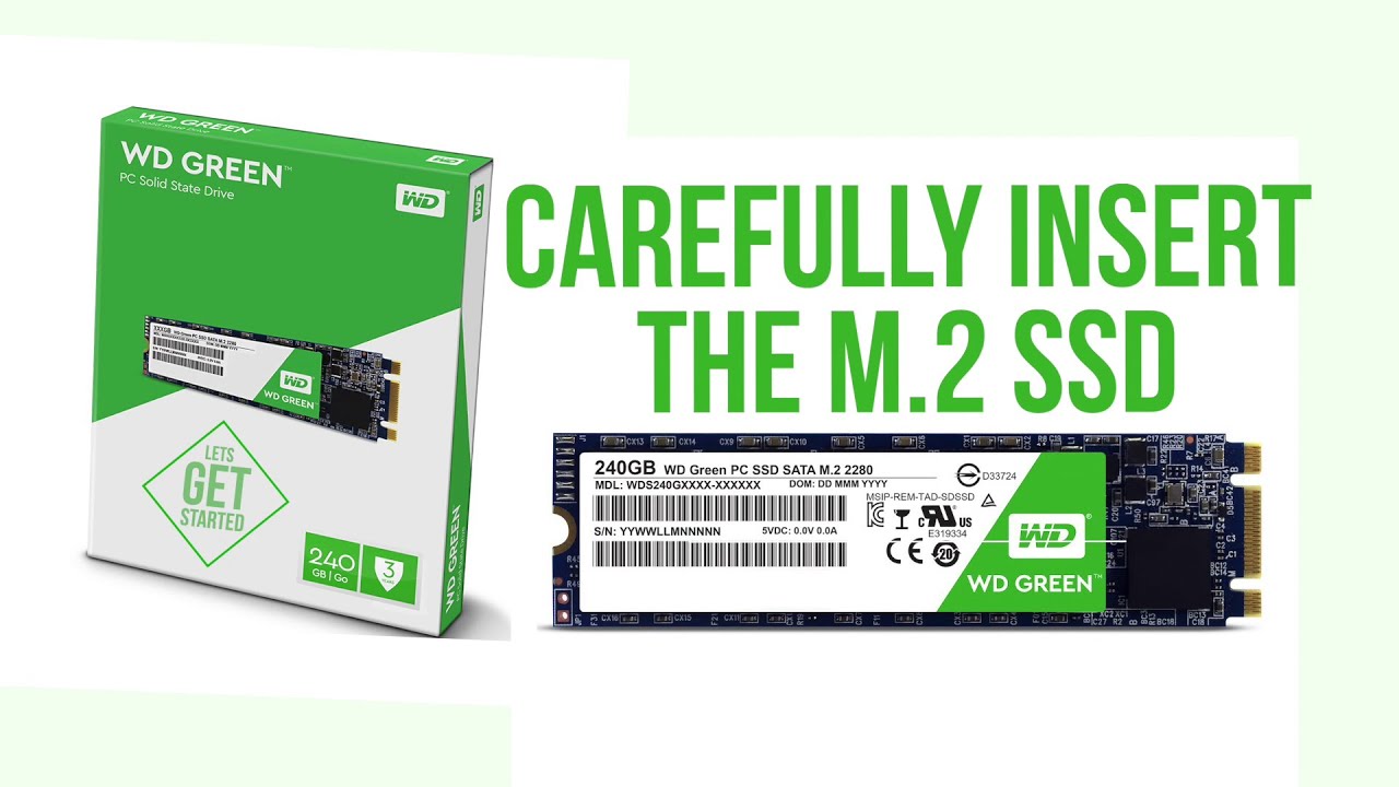 how to install M.2 Internal SSD - YouTube